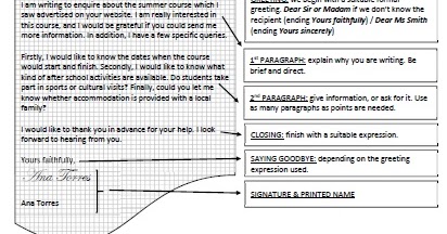Trinity ISE II Resources: Writing a formal letter & email