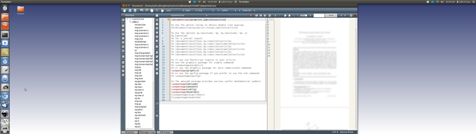 TexMaker Free Cross Platform LaTeX Editor