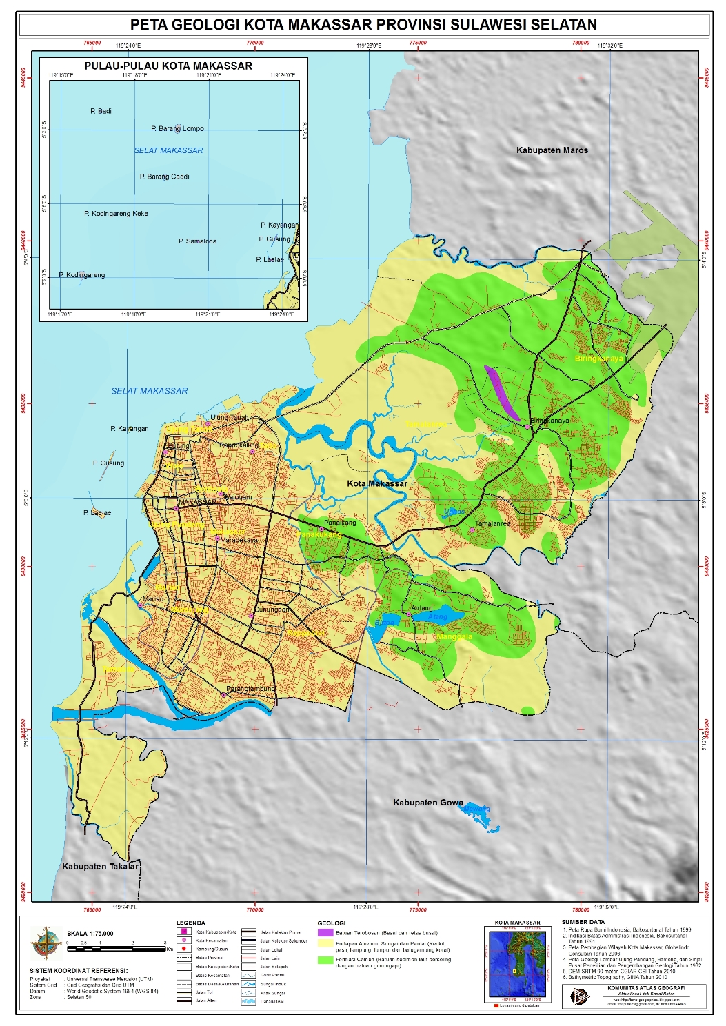 Peta Wilayah Makassar-Sulawesi selatan - FADHIL ASHARI Peta Wilayah Makassar-Sulawesi selatan - FADHIL ASHARI