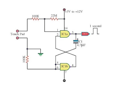 Touch Switch with Digital Output Circuit Diagram | Electronic Circuits ...
