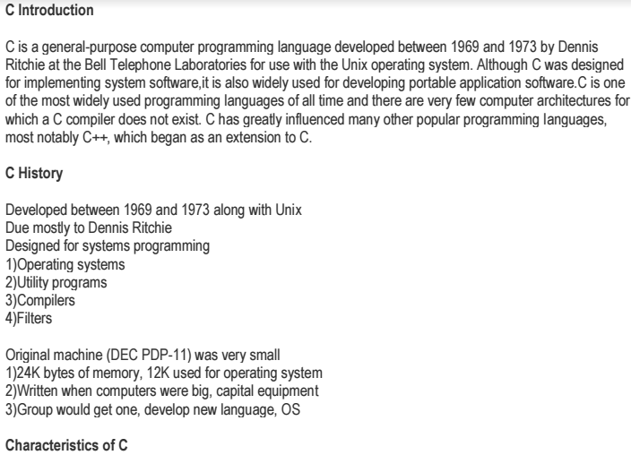 c programming questions and answers for interview