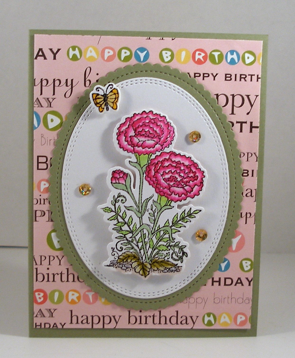 CottageBLOG: January Birthday Card