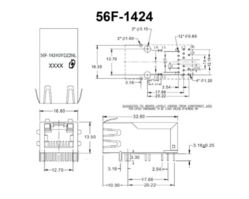 Poe Solution-RJ45 Magnetics(PoE)-POE RJ45 Series ( PoE / PoE+ ) 100 ...