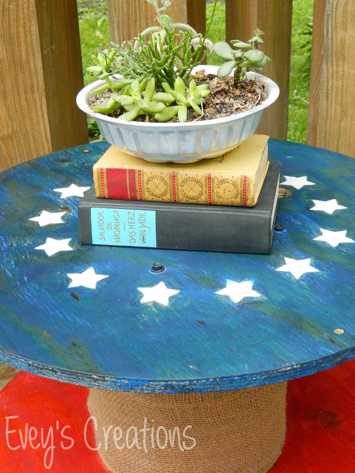 Evey's Creations: "Let your colors burst" Upcycled Americana Electrical ...