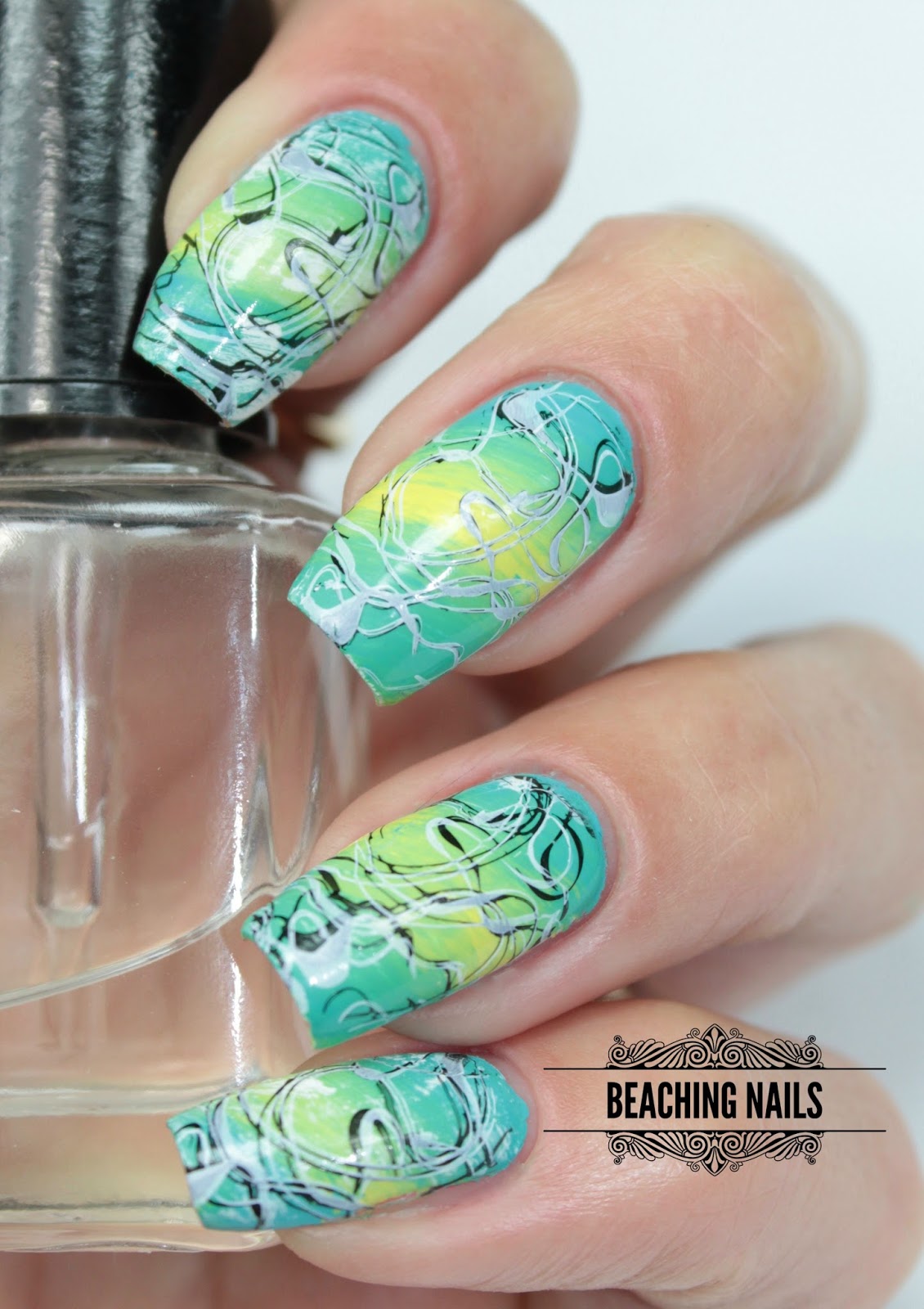 Surfer Girl aka Beaching Nails: Bimini Bahamas Mani