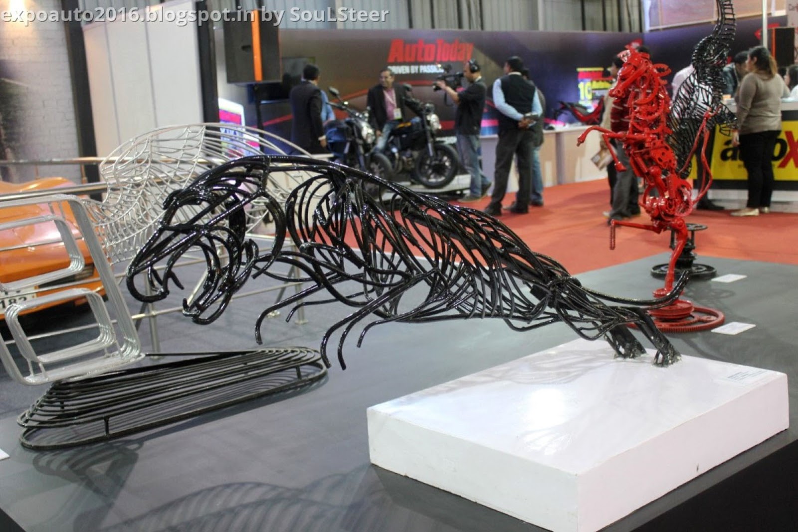 Auto Expo 2016 by SouLSteer: Ferrari, Bugatti, Jaguar & Bentley mascot ...