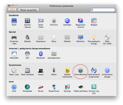 Mój Maczek: Zewnętrzny dysk i kopia zapasowa za pomocą programu Time ...