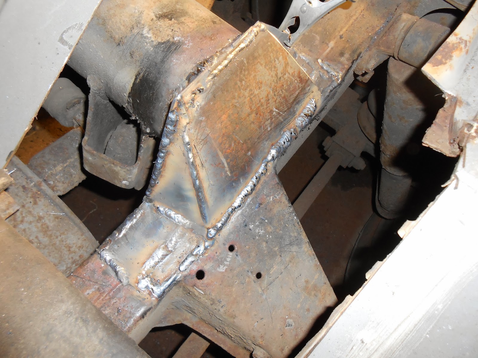 This is my project Discovery 1: The welding begins.