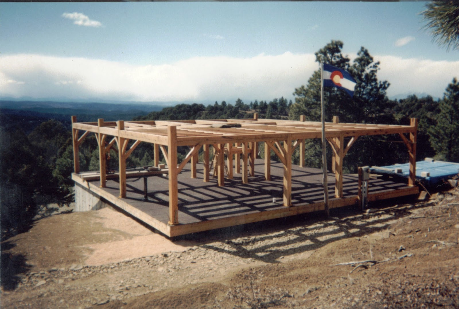 Timber Frame Building Floor
