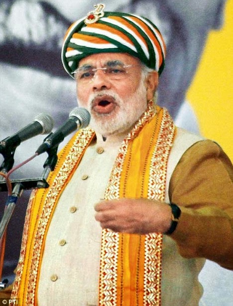 Modi Modified... A Look at different styles of Pagdi for Modi during ...