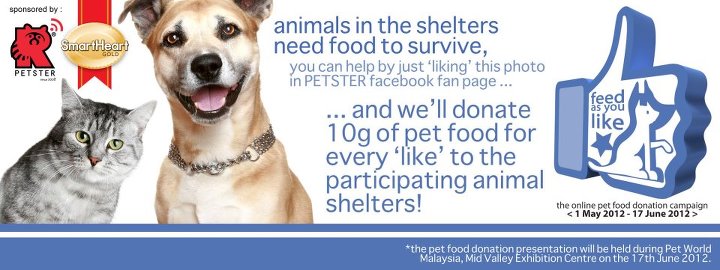 The BIGGEST Online Pet Food Donation Campaign | MDDB & MCCP Penang ...