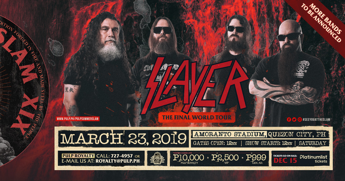 Slayer: The Final World Tour - Where In Bacolod