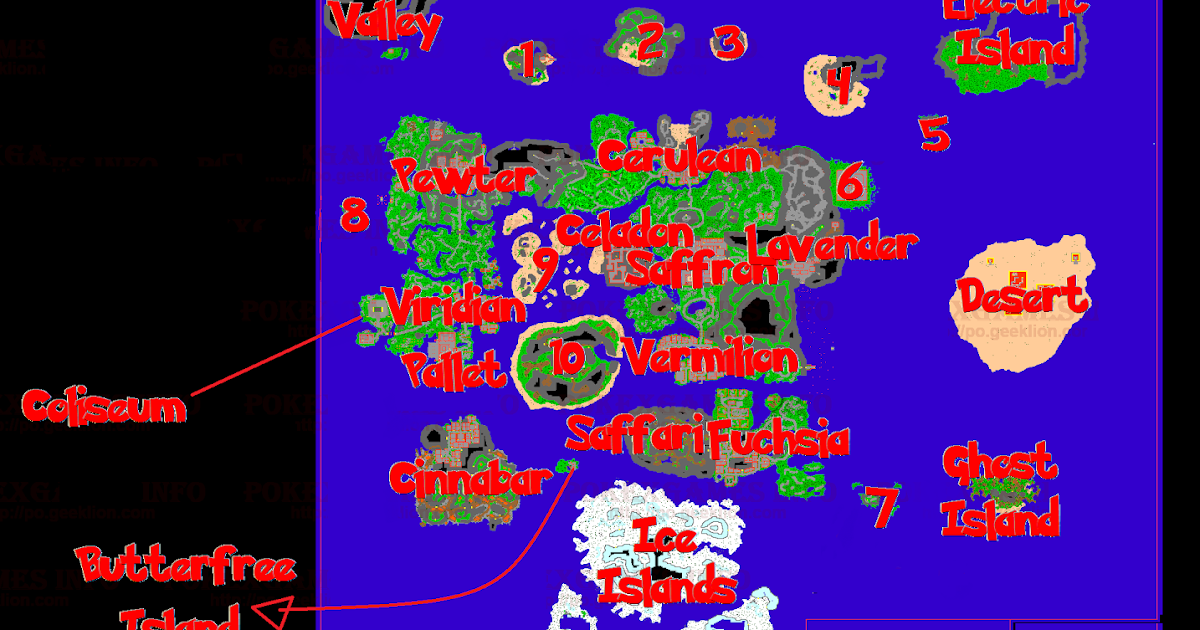 PokeXguia, A sua enciclopédia do Pokexgames!: Mapa Global