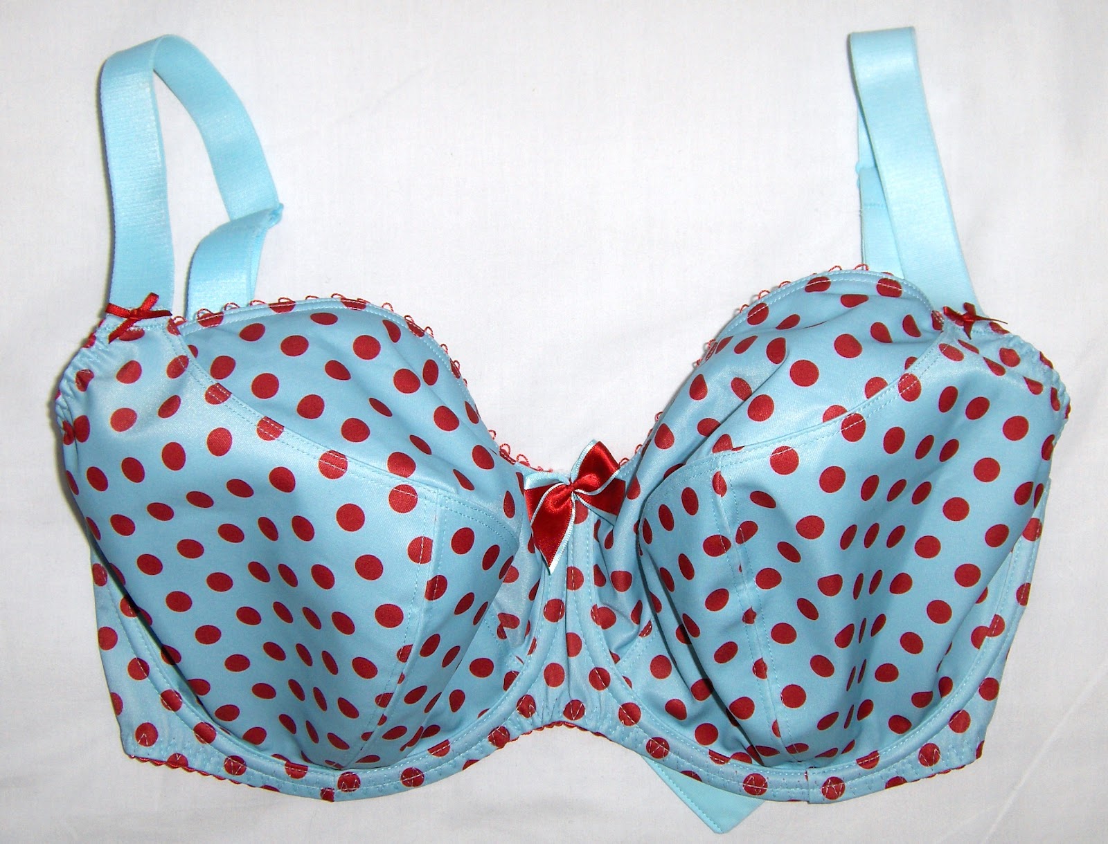 Bravissimo Dotty Spot Bra 34HH 30J 30JJ 30K - Curvy Wordy