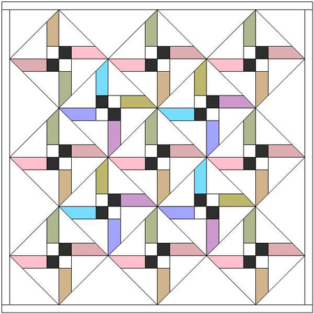 Barbara Brackman's MATERIAL CULTURE: How I Use BlockBase: Quick Quilts