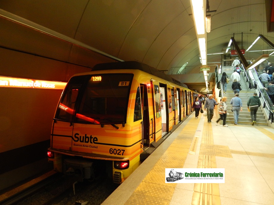 CRÓNICA FERROVIARIA: Línea "B" de Subte con cronograma especial