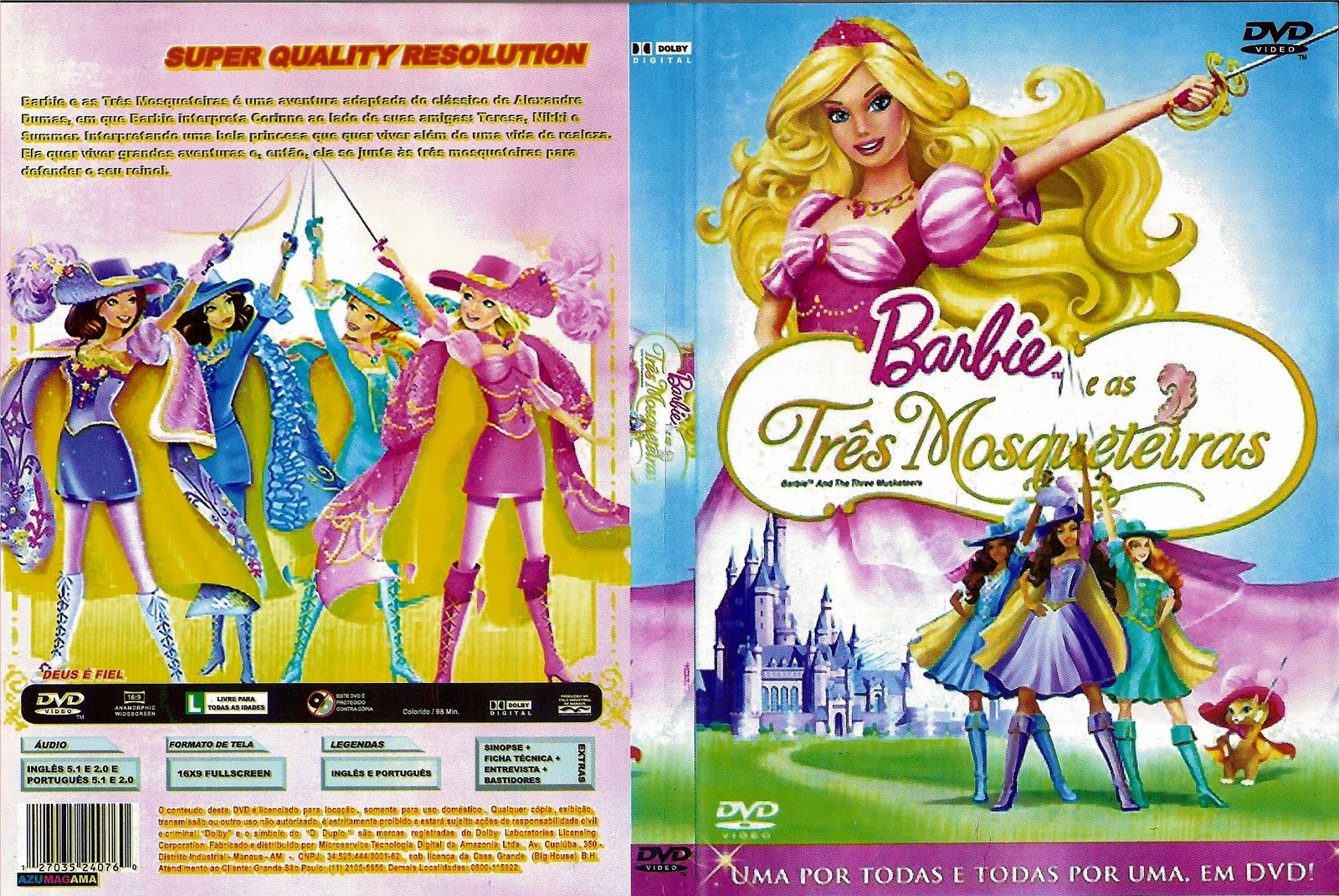Coisas Legais Pela Net: Capa DVDs da Barbie