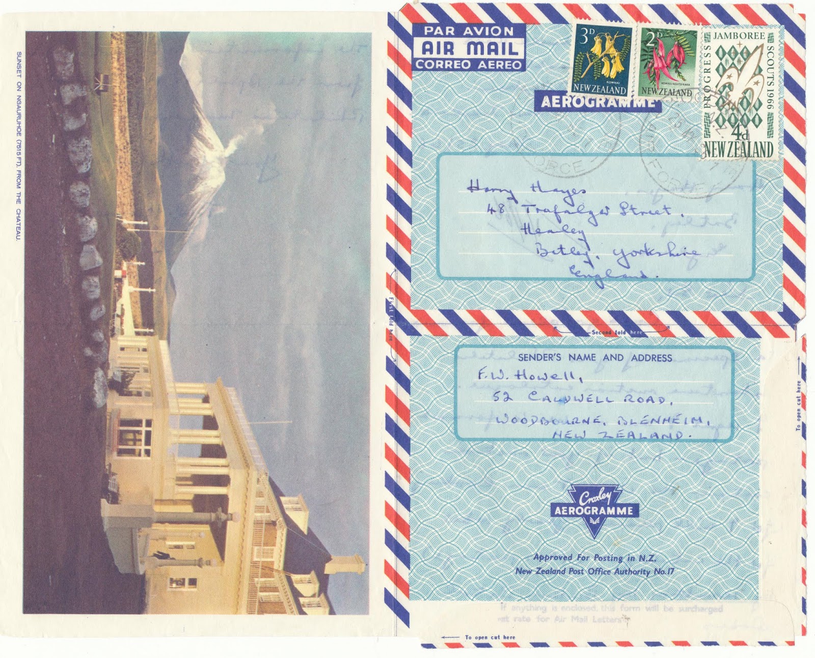 Aerogrammes & Airletters - Philatelic Archeology: New Zealand ...