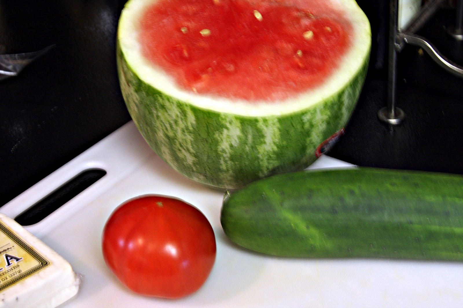 Food Wonk: Tomato Watermelon Salad