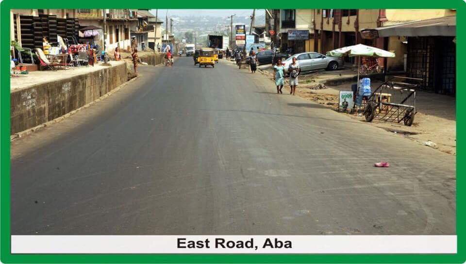COMPLETED ROADS IN ABA DIVISION