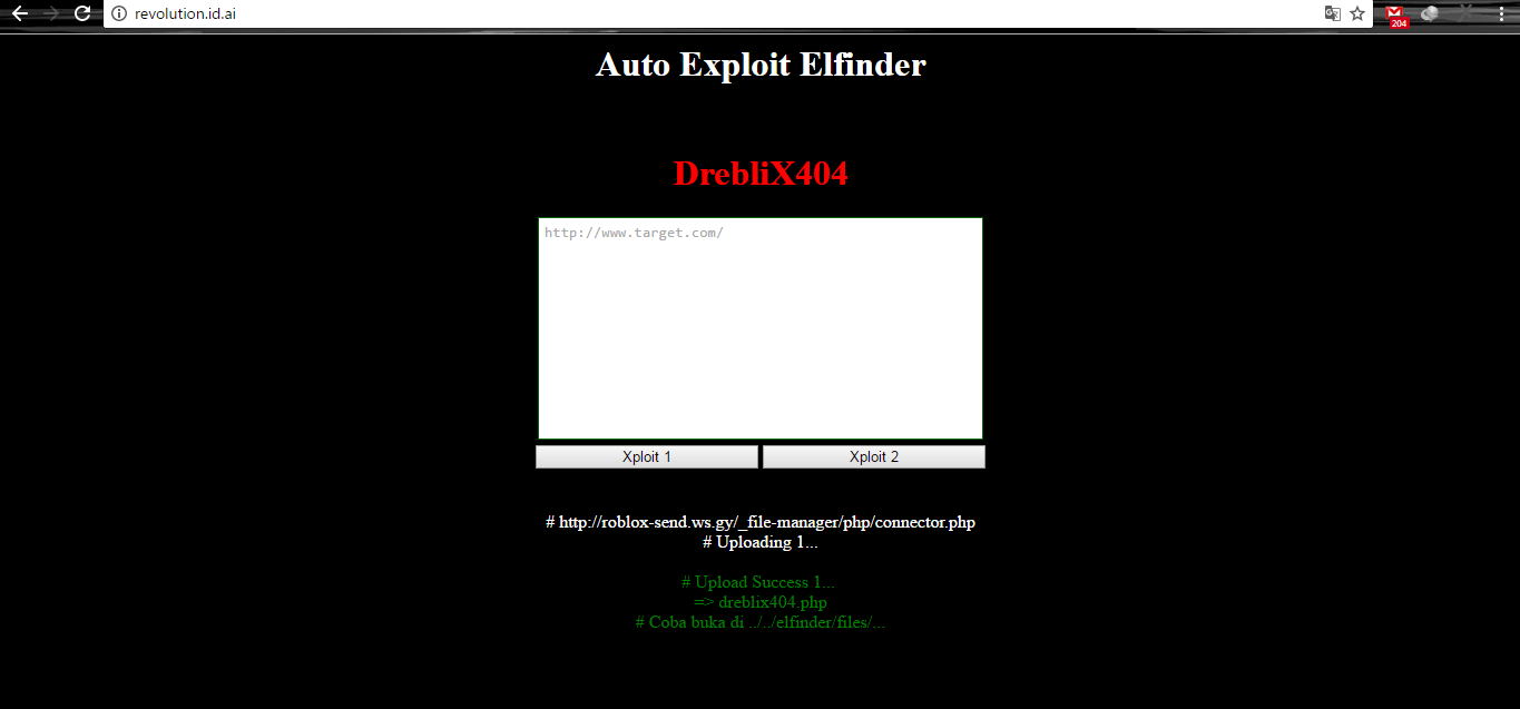 Cara Deface Dengan Elfinder Web Host Bug Nazuka - Herozik Day