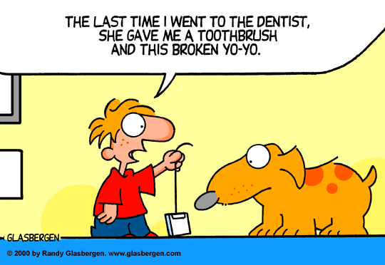 Sales Joke of the Day: Sales Joke of the Day (May 28) Flossing.
