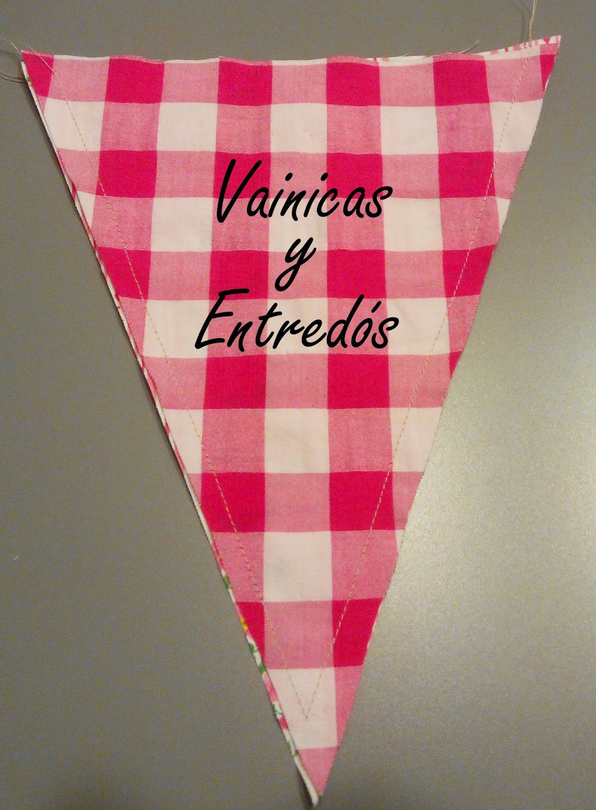 Vainicas y entredós: Tutorial Banderitas decorativas