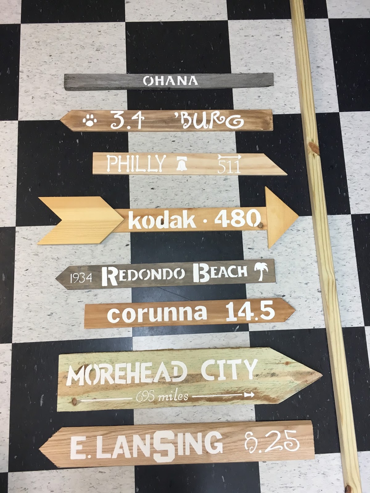 Make My Day Camp: Directional Sign