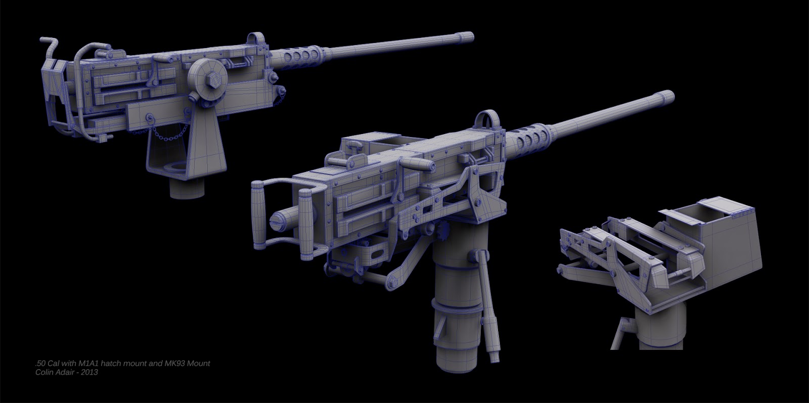 Colin Adair - Misc Blog: .50 cal with M1A1 and MK93 mount