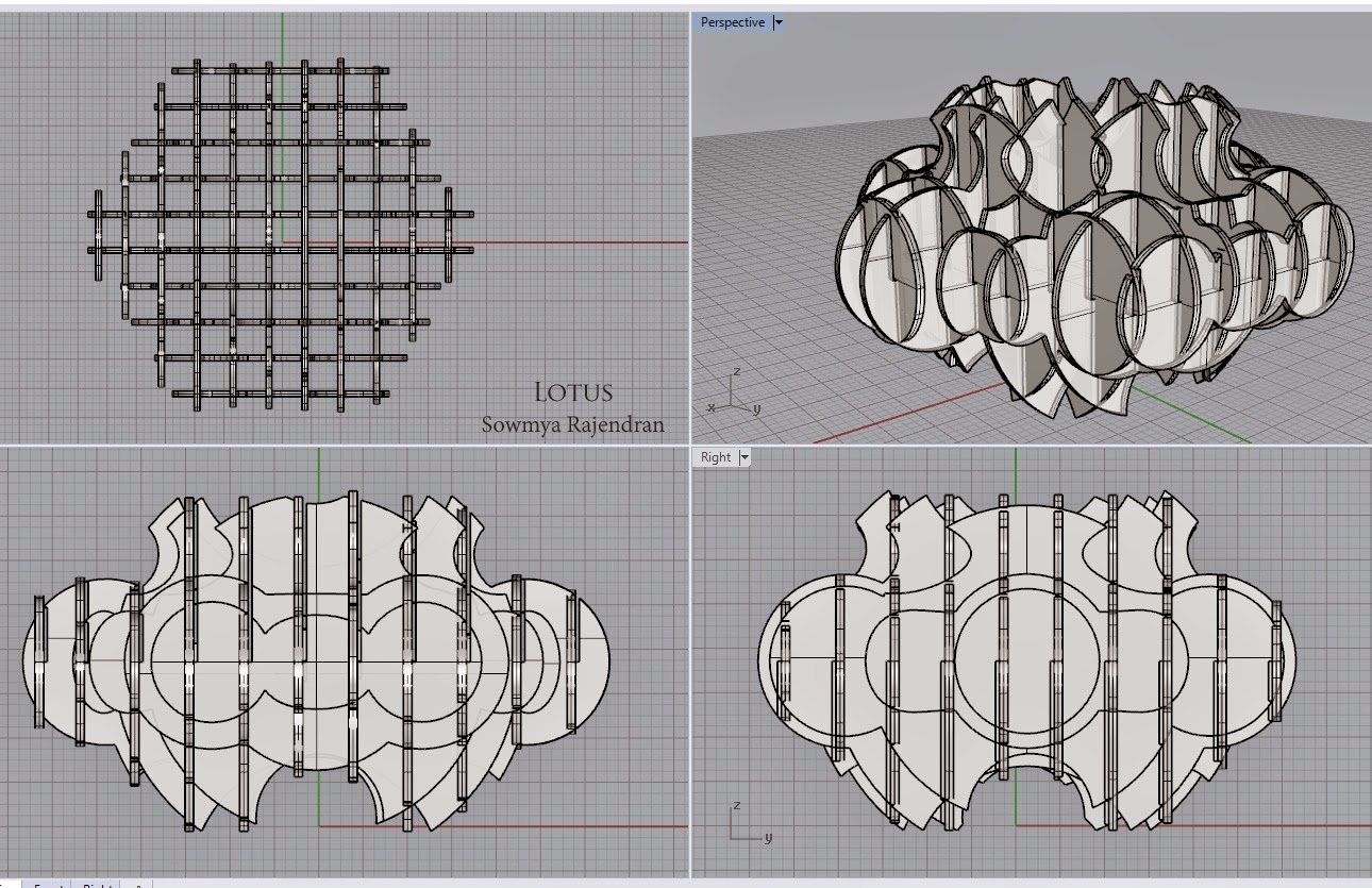 ATEC-FAB UTDallas : Sowmya Rajendran: Project 5: Waffle Structures