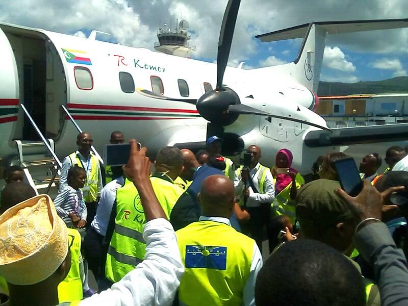 Transport Aérien : Arrivée à l'Aéroport Prince Said Ibrahim du premier ...