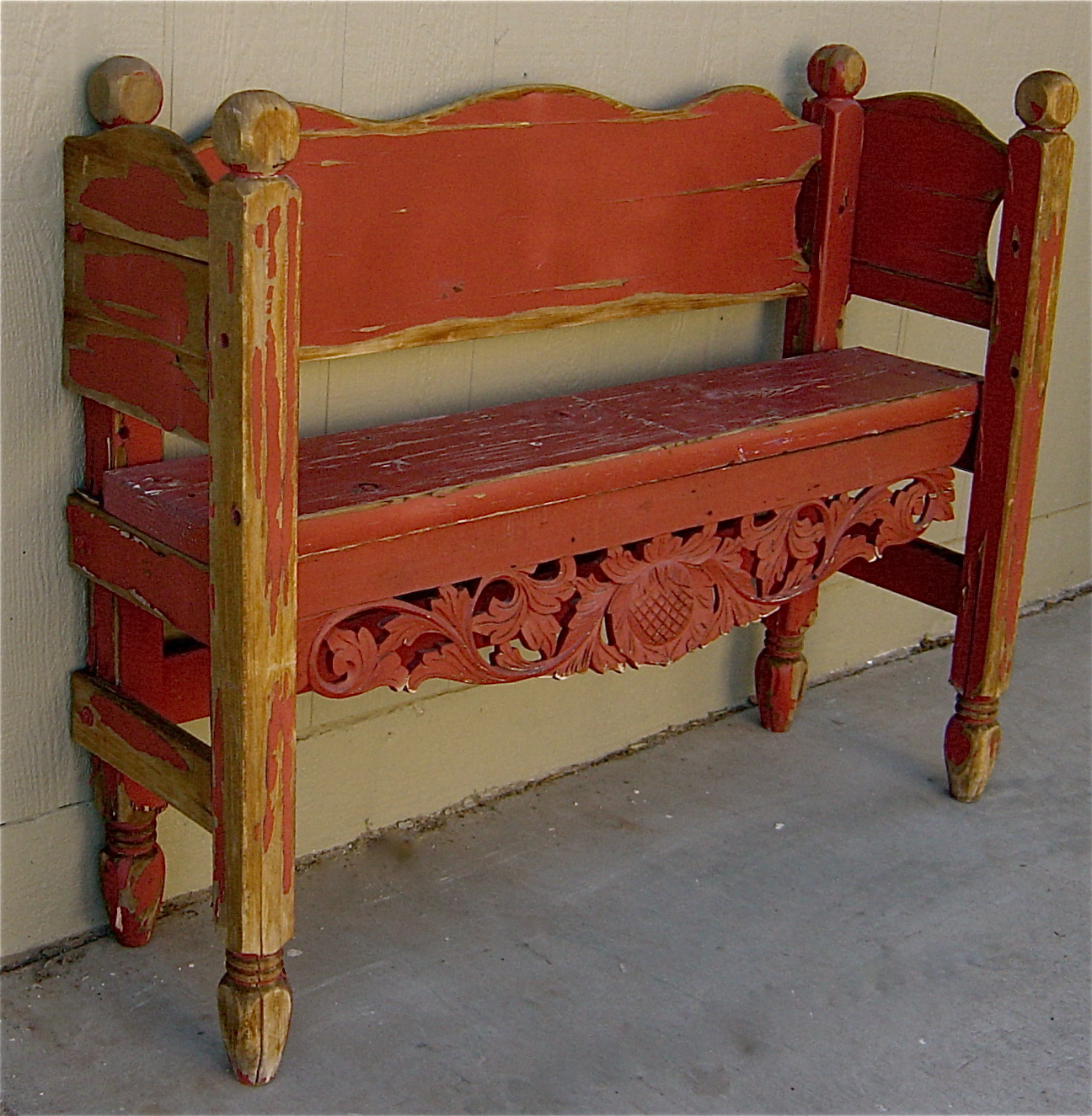 The Backyard Boutique by Five to Nine Furnishings: Antique Red Shabby ...