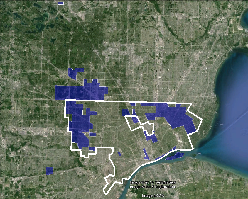 How many cities had neighbourhoods with white flight see population ...