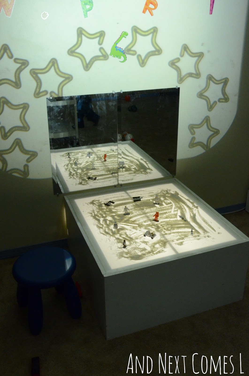 Space Small World Play on the Light Table | And Next Comes L ...