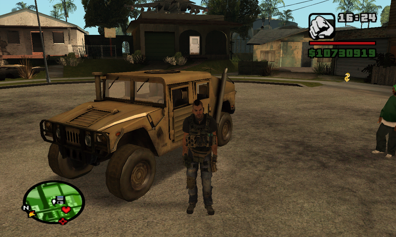 Gta SA Mods cleo: Skin Soap Mctavish MW2 para gta sa