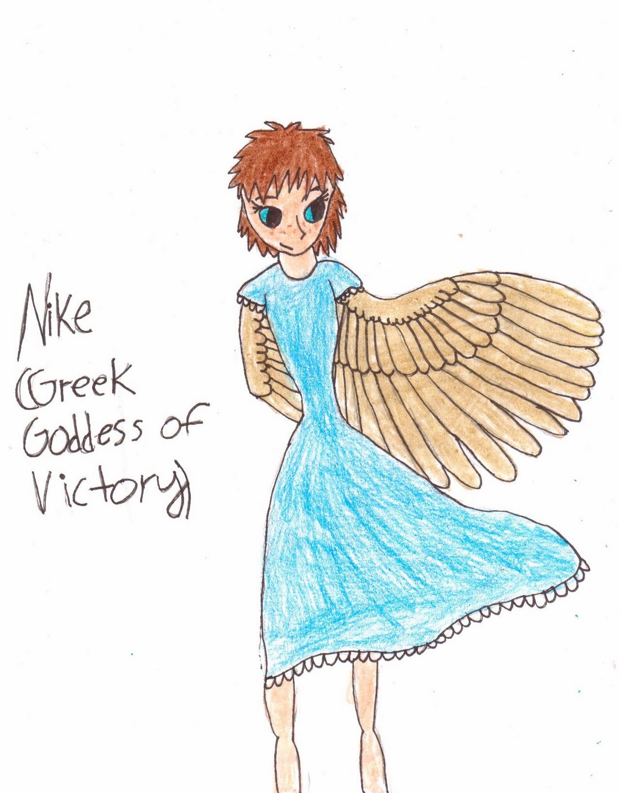 Bookworm's Fan Art: Nike- goddess of victory