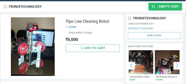 TRONIX TECHNOLOGY: MECHANICAL PROJECTS