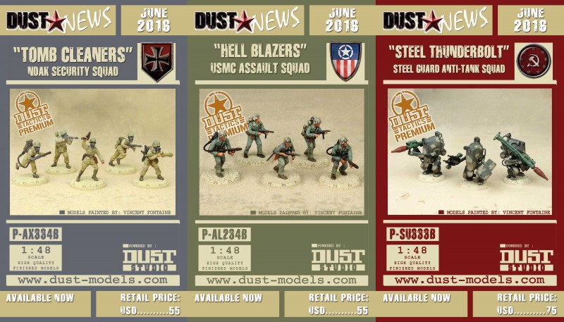 Tabletop Fix: DUST Models - New Releases