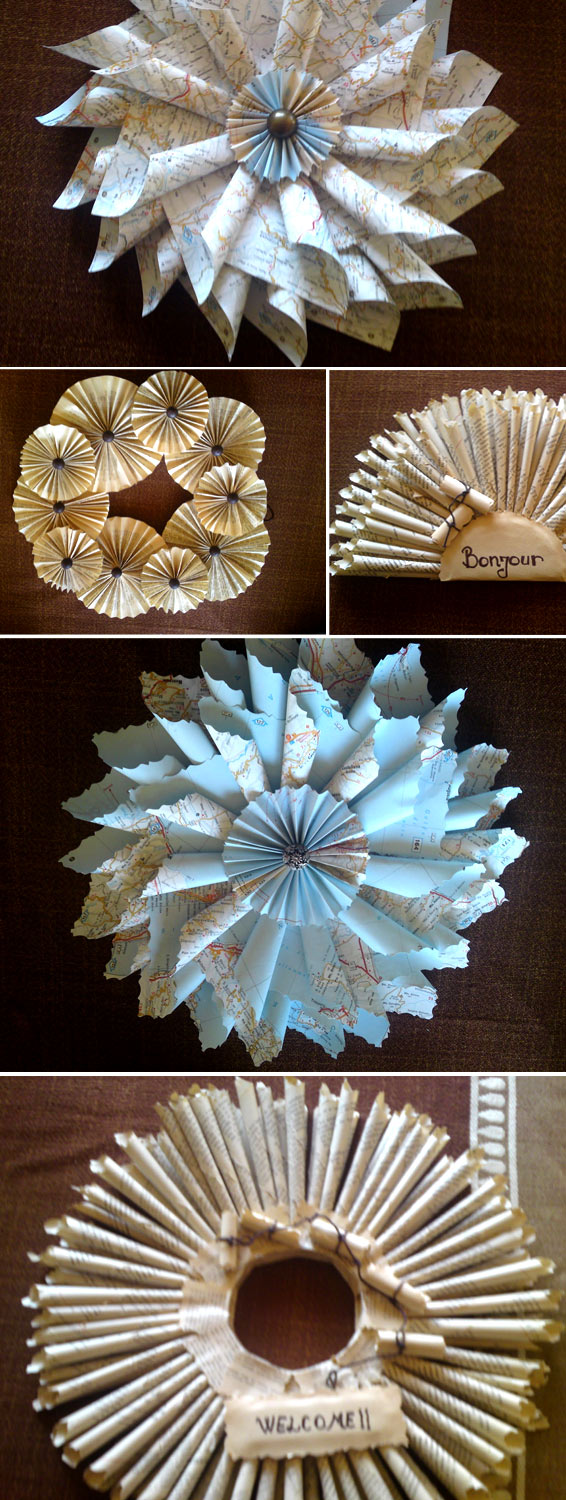 My happy place: Coronite originale din hartie reciclabila (DIY)