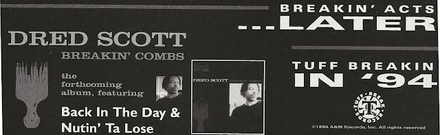 HipHop-TheGoldenEra: Album Review : Dred Scott - Breakin' Combs - 1994