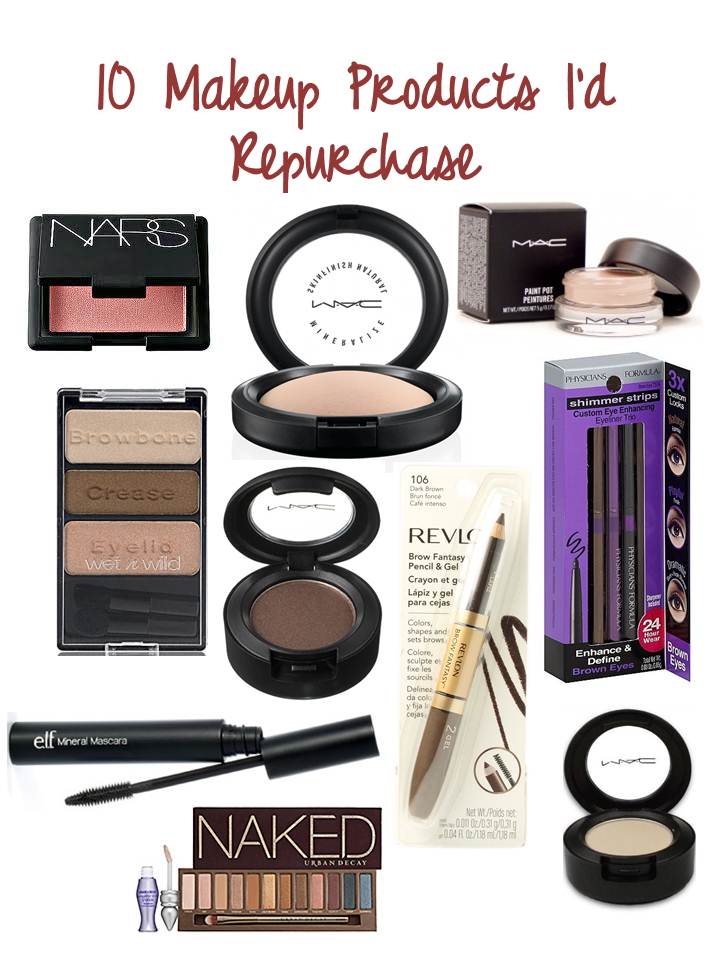 Caitiebug Love: 10 Makeup Prodcuts I'd Repurchase