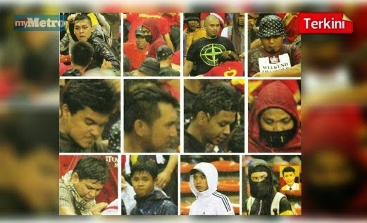 12 GAMBAR HOOLIGAN DIKEHENDAKI POLIS ~ SELAMAT DATANG