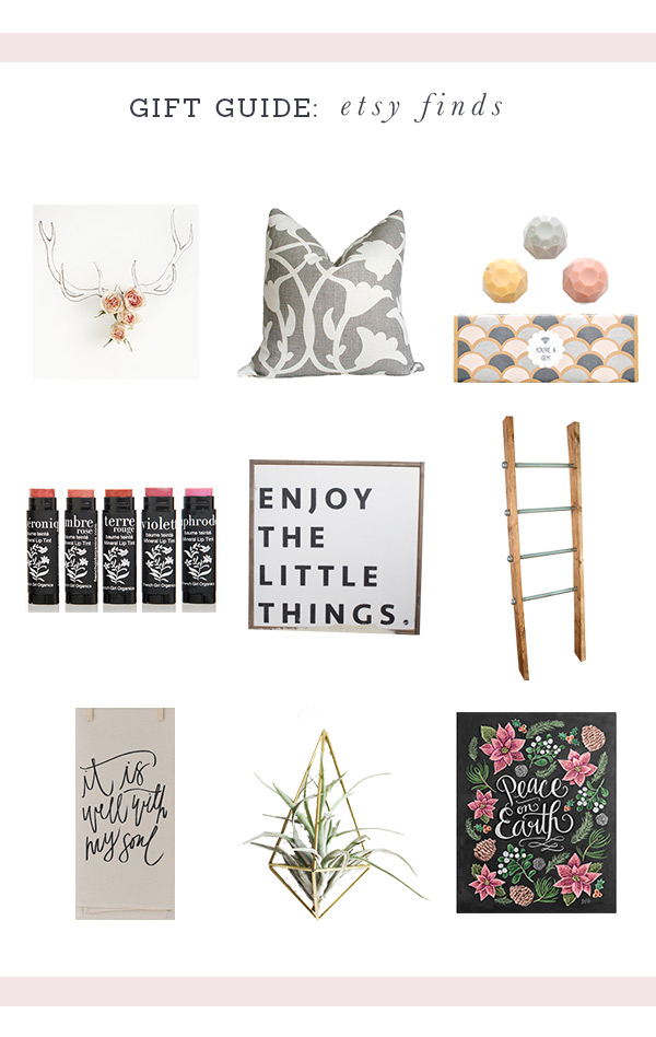 Gift Guide: Etsy Finds - Michaela Noelle Designs