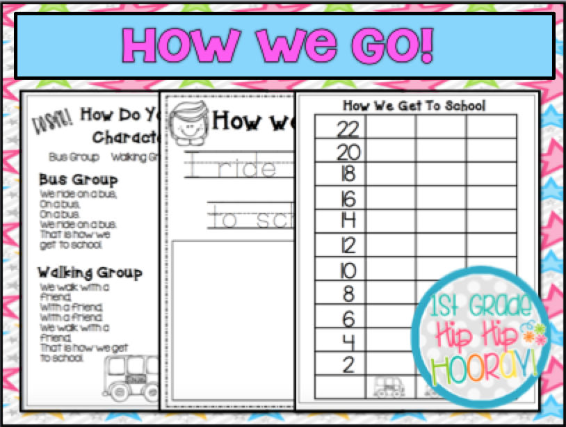 1st Grade Hip Hip Hooray!: Back to School...Bus Safety...The Wheels on ...
