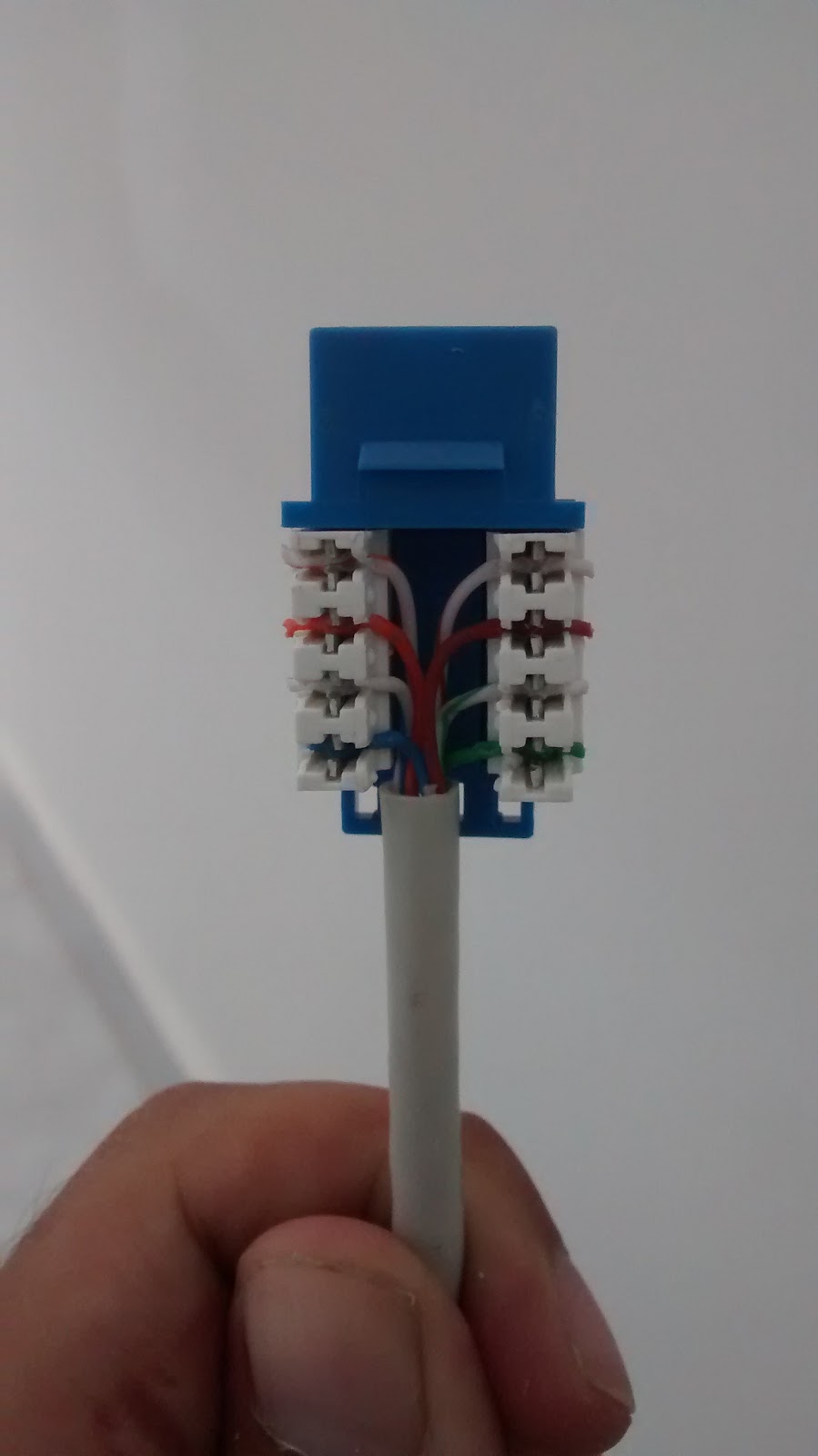 Agnusdark: Conectar jack hembra RJ45 (Keystone) Categoría 5e