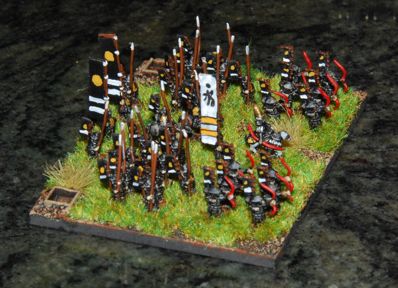 Lord Ashram's House of War: Three clans of 6mm samurai done!