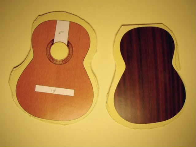 Eu Amo Artesanato: Violão de papel com molde