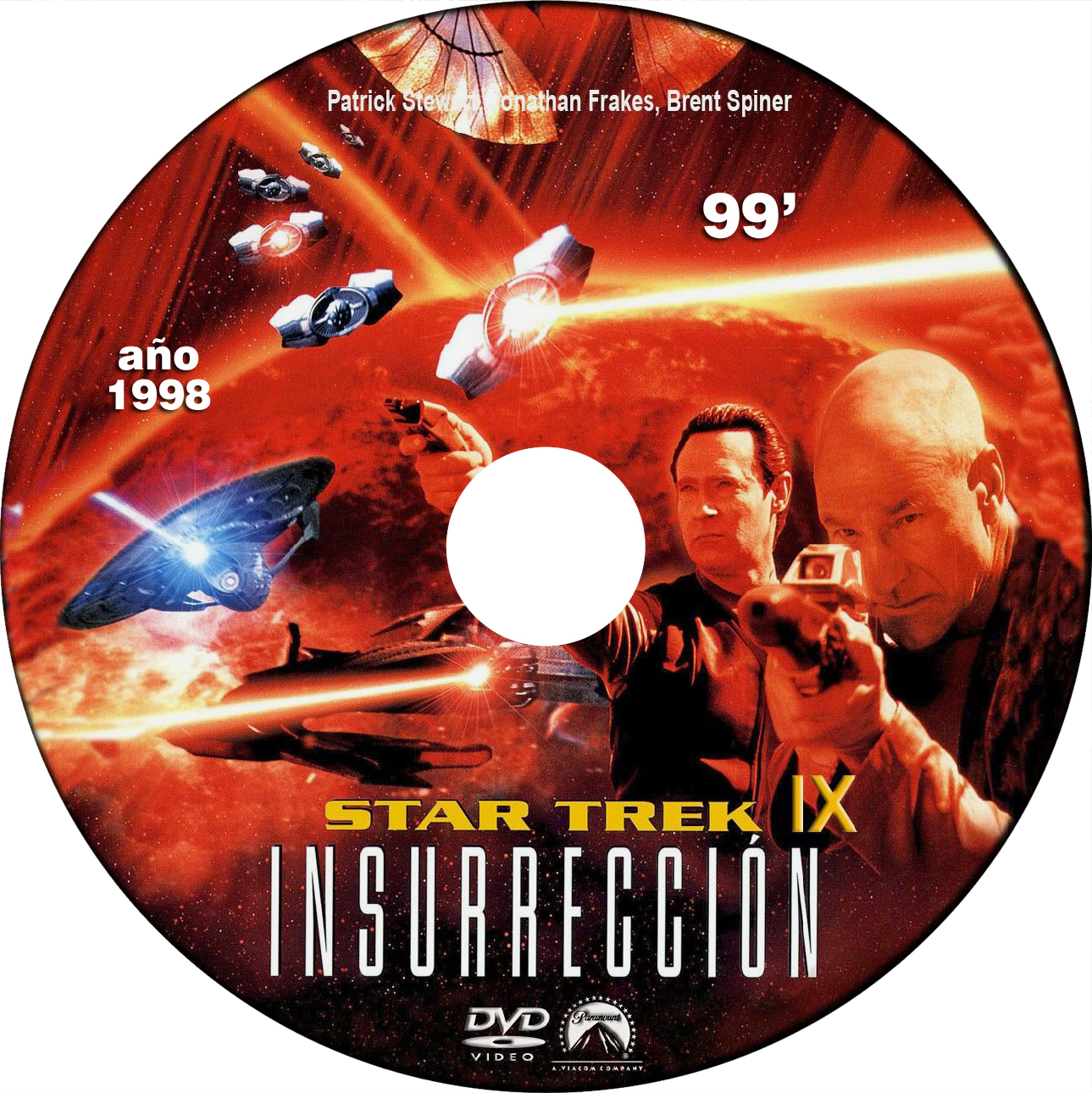 Caratulas de películas DVD para cajas CD: Star Trek 09 - Insurrección ...