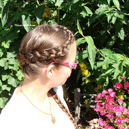 Miriam's Vlecht Lessen: Opvlechten (Dutch braid)