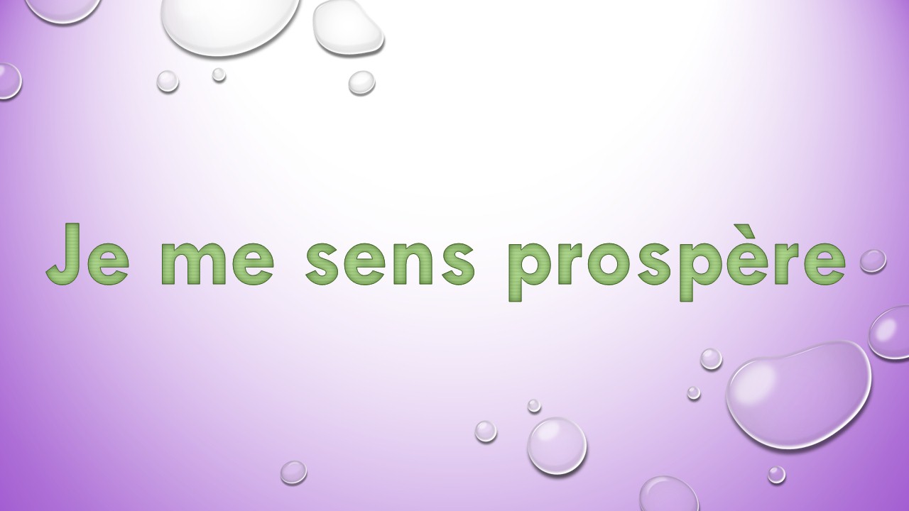 Mentalist Leo French: JE SUIS PROSPÈRE